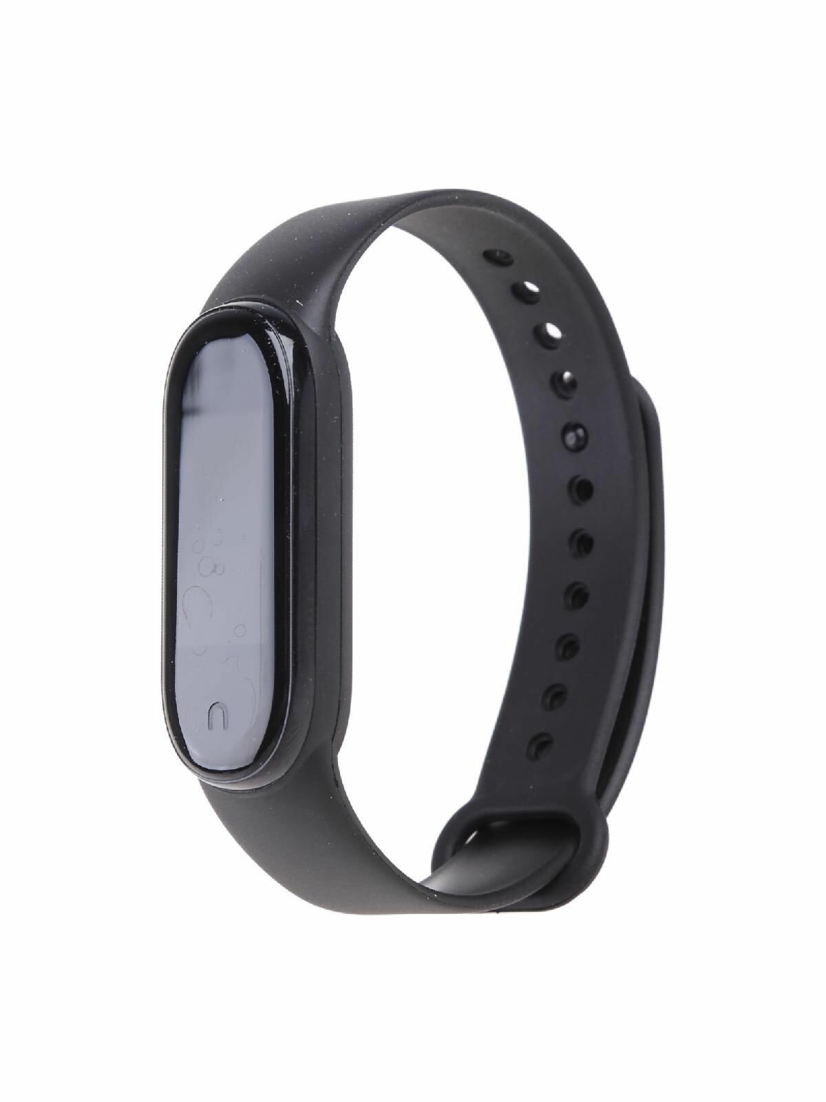 Умные часы, Умный браслет с цветным экраном M5 для мониторинга сердечного ритма, артериального давления, уровня кислорода в крови спортивный браслет-черный