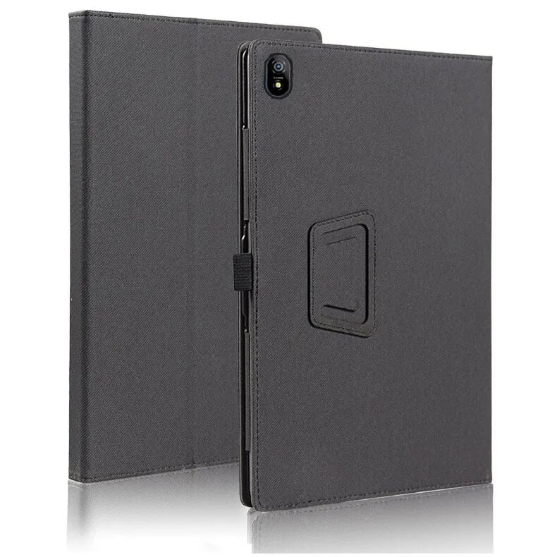 Чехол на Blackview Tab 18 (12 дюйма) /Универсальный Противоударный Чехол книжка для Blackview Tab 18 , магните, экокожа, черный
