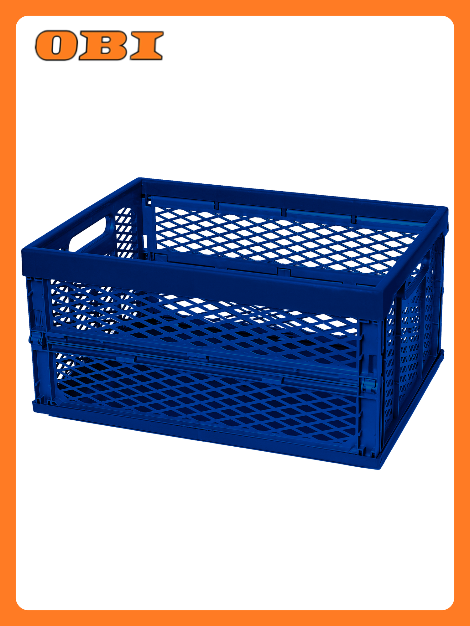 Ящик пеликан "Синий океан", складной, полипропилен, 47x34x23 см