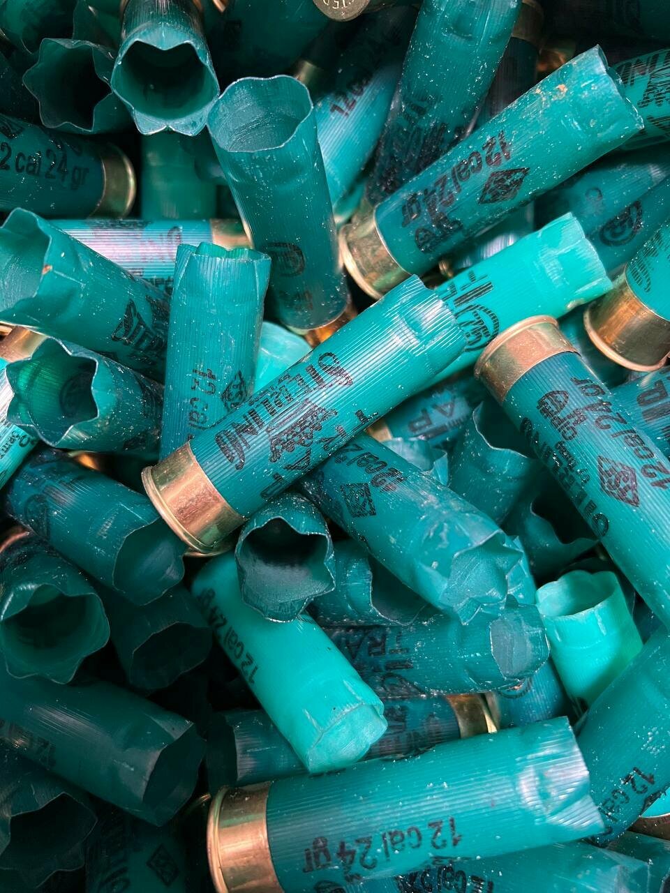 Гильзы 12 калибр зеленая TRAP 100 шт