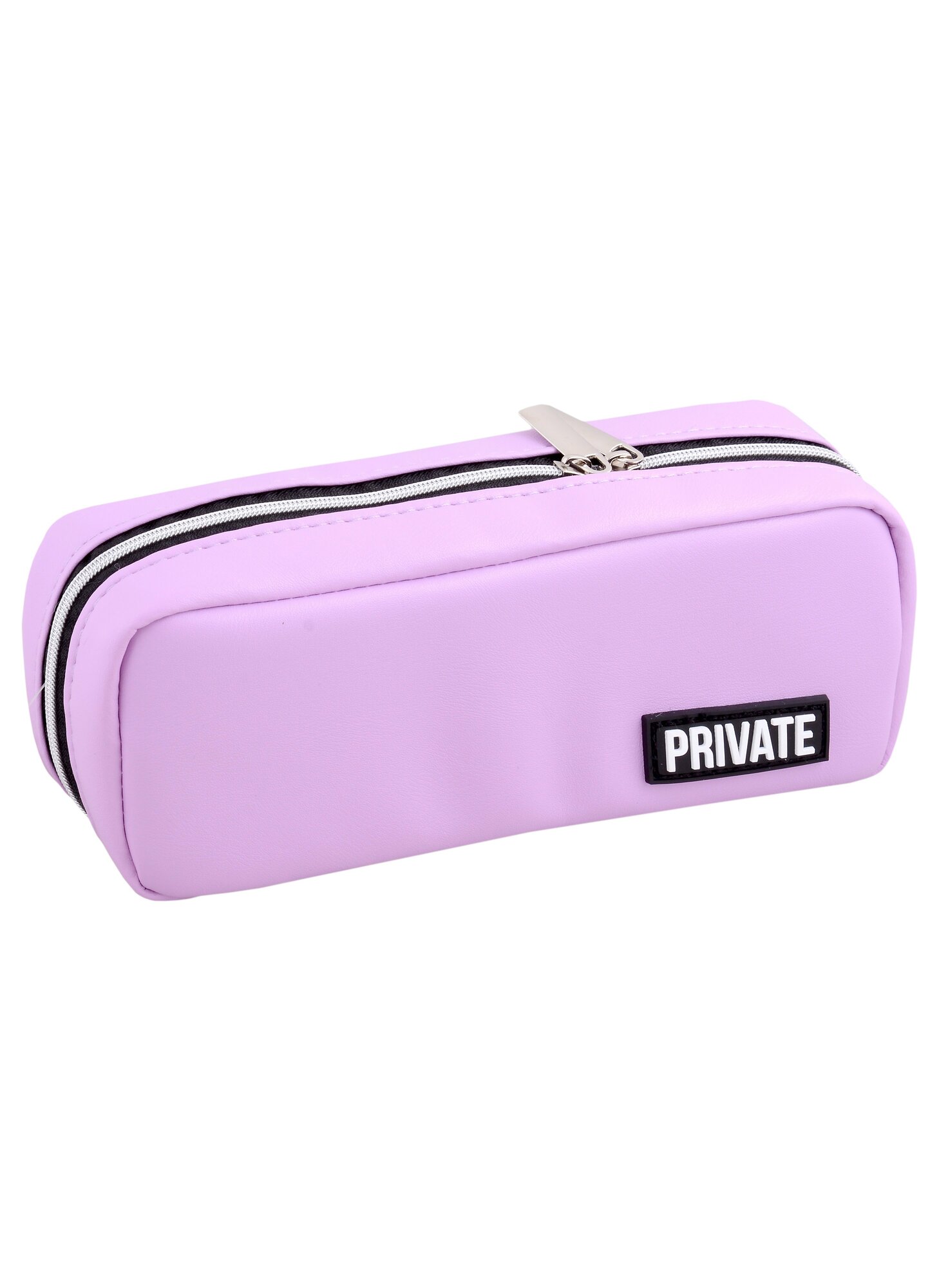 Пенал-косметичка "Private" сиреневый, 21х9х5 см
