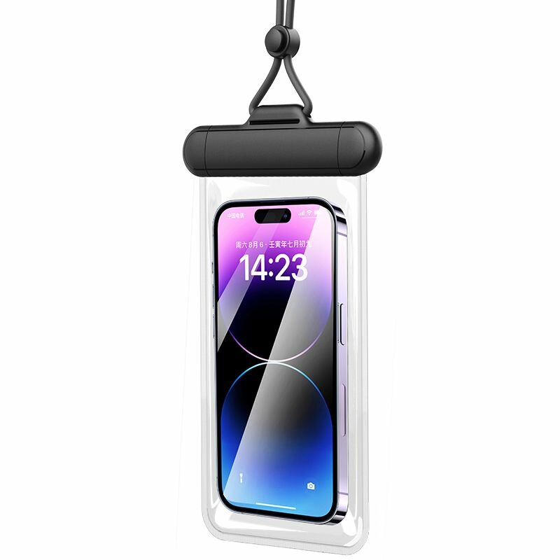 Водонепроницаемый чехол для телефона, герметичный мешок для плавания, универсальный подводный защитный чехол для телефона, водонепроницаемый пакет с крышкой из ПВХ для iPhone 15/14/13 Pro Max.