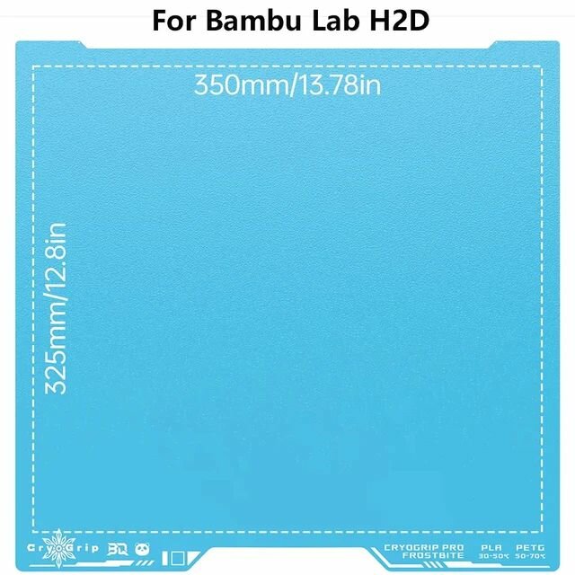 BIGTREETECH Panda Build Plate CryoGrip Pro для 3D-принтеров, Frostbite-H2D
