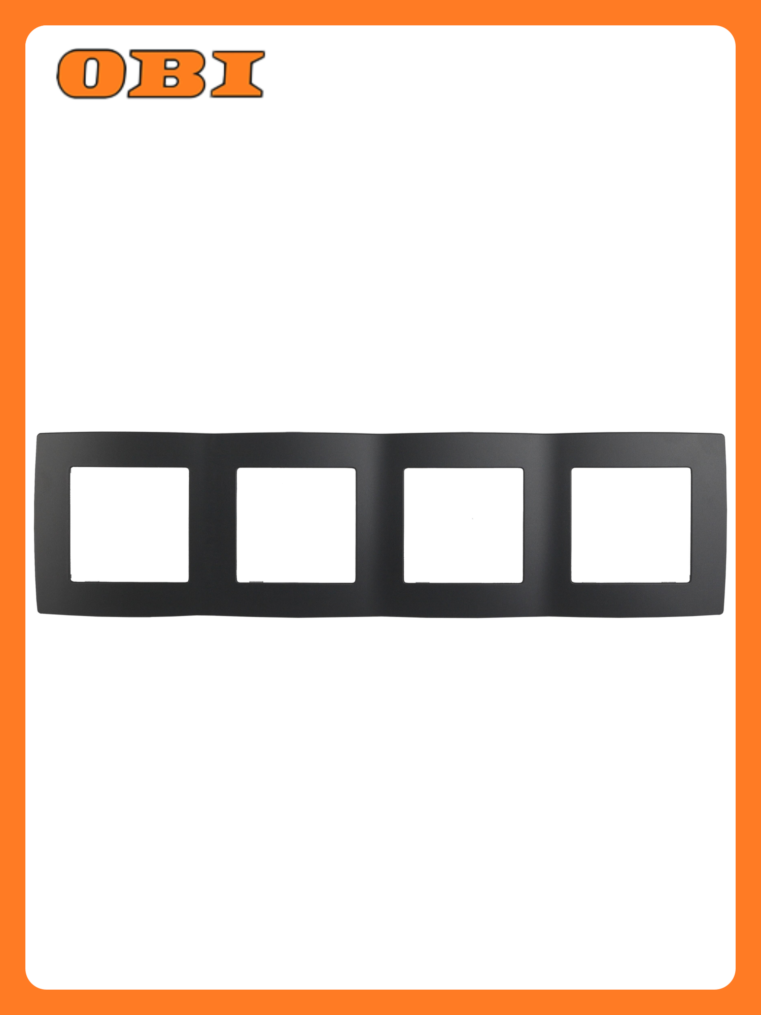 12-5004-05 ЭРА Рамка на 4 поста, Эра12, антрацит (10/100/1600)