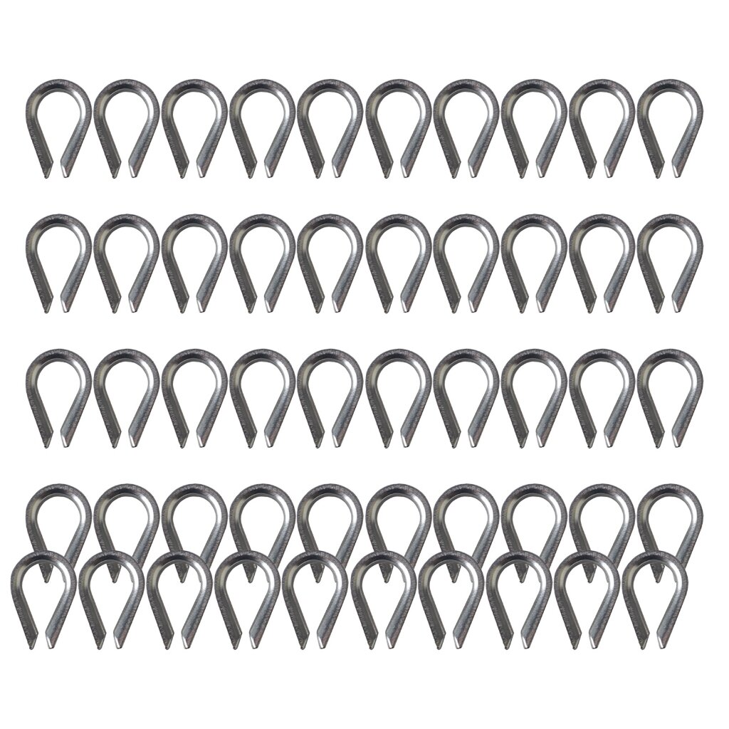 Прочность 1/8-дюймовый наперсток, стальной трос, кабельное крепление для наружного подключения инструментов и оборудования, безопасные крепления