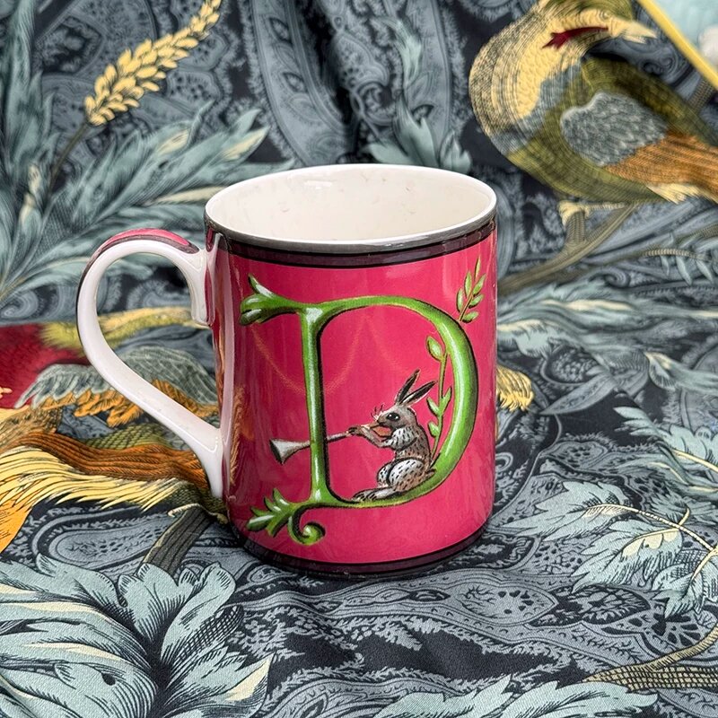 Набор керамических кружек Spode New Vintage Alphabet Kit Kemp: чашка для чая, кофейная чашка Кружка Spode's D
