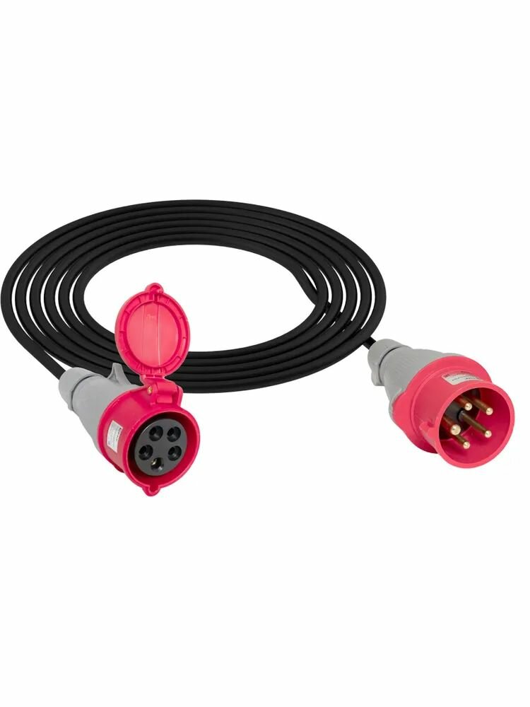 Удлинитель силовой 380В 32А КГтп-ХЛ 5х4 40 метров IP44, морозостойкий, влагозащищенный