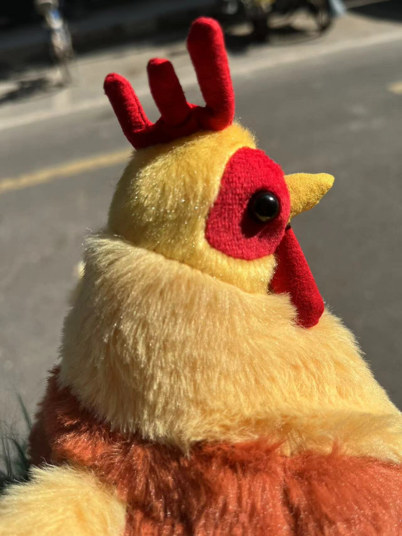 Реалистичная плюшевая игрушка в виде цыпленка JI, подарок на день рождения.