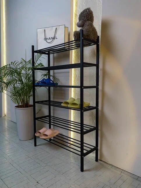 Обувница, этажерка для обуви в прихожую из металла