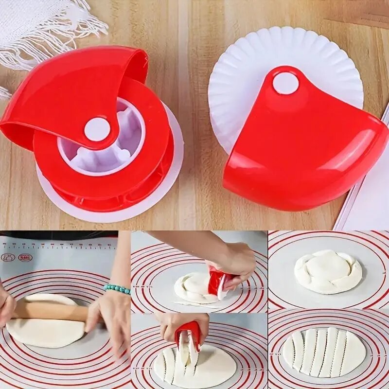 Ролик для теста, 10 см х 8 см, 2 предм.