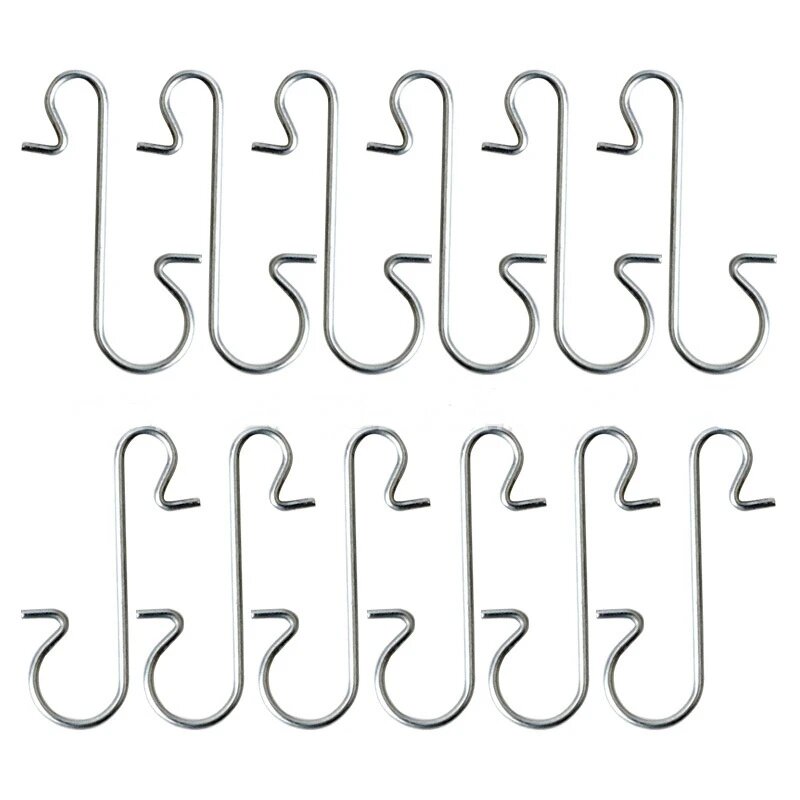 Рождественские крючки YUEYAO 50/100 шт Серый, 50pcs, silver