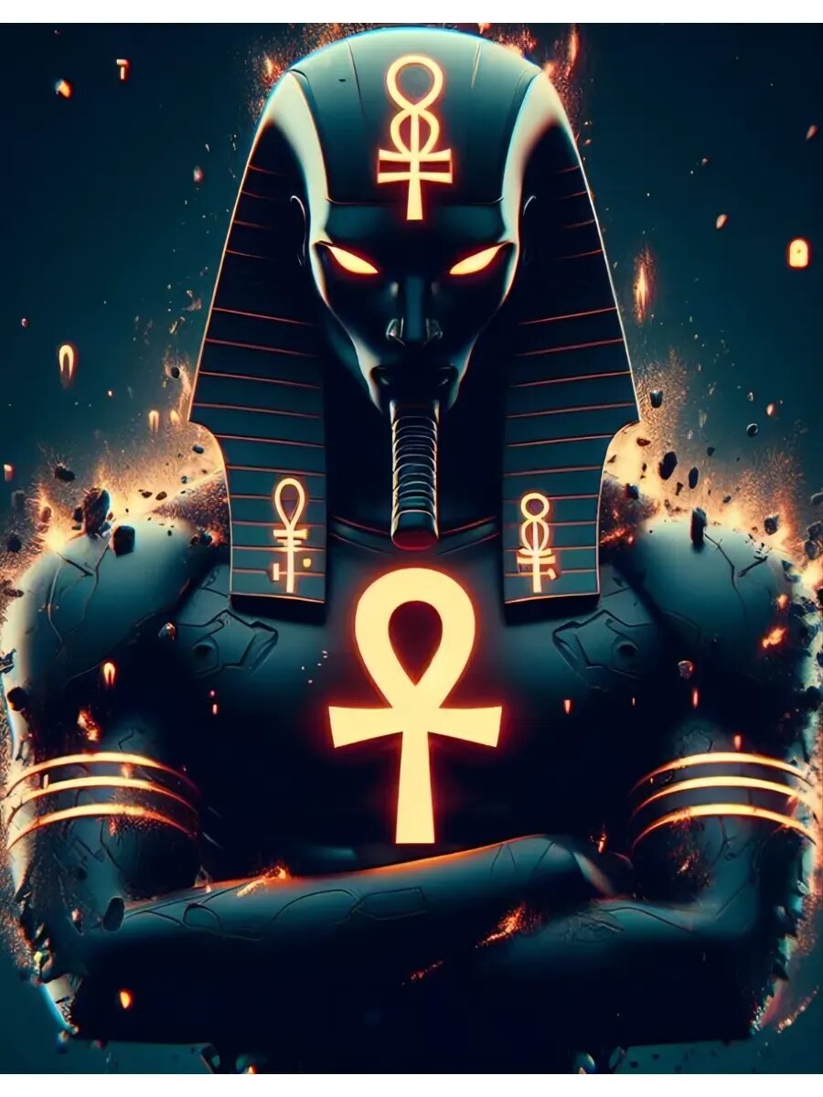 Талисман-оберег "Анх Силы Стихий" , от Мастерская Цифра Жизни ABS-пластик