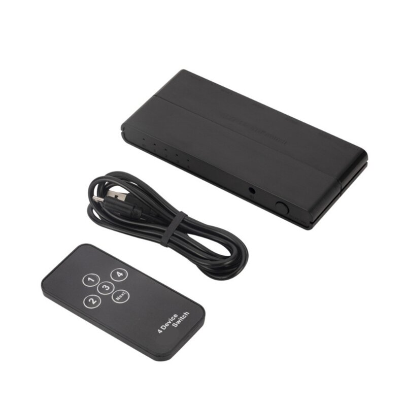 Видеомикшер с частотой 4k30 Гц, Беспроводной режим работы 4x1, Поддержка подключения нескольких устройств, Современный дизайн для домашнего кинотеатра