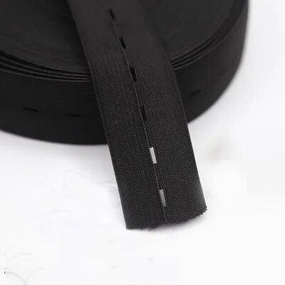 Эластичная лента нейлоновая 20 мм Черный, 20mm black