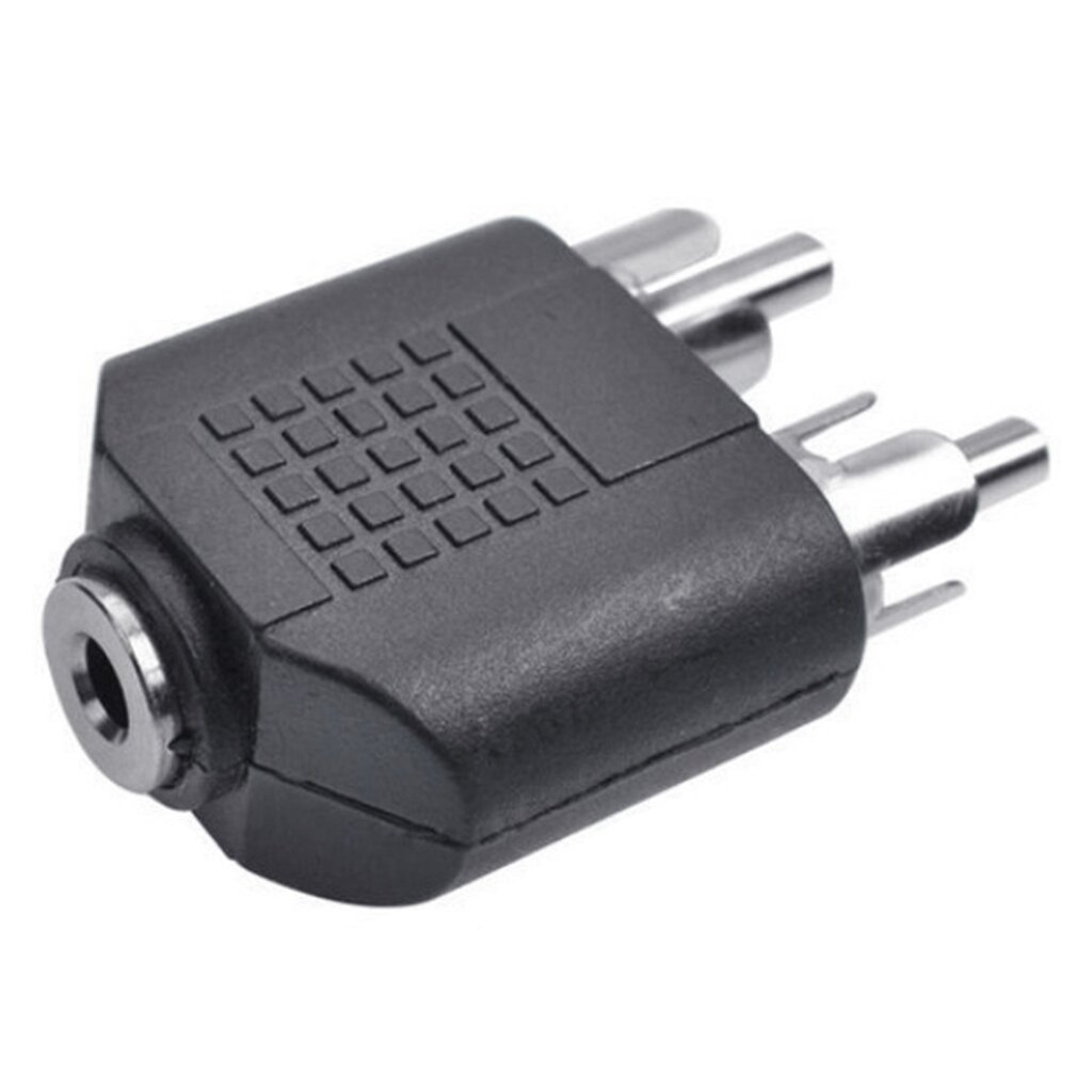 3,5-кратный двухканальный стереофонический аудиоконвертер dual RCA female 4