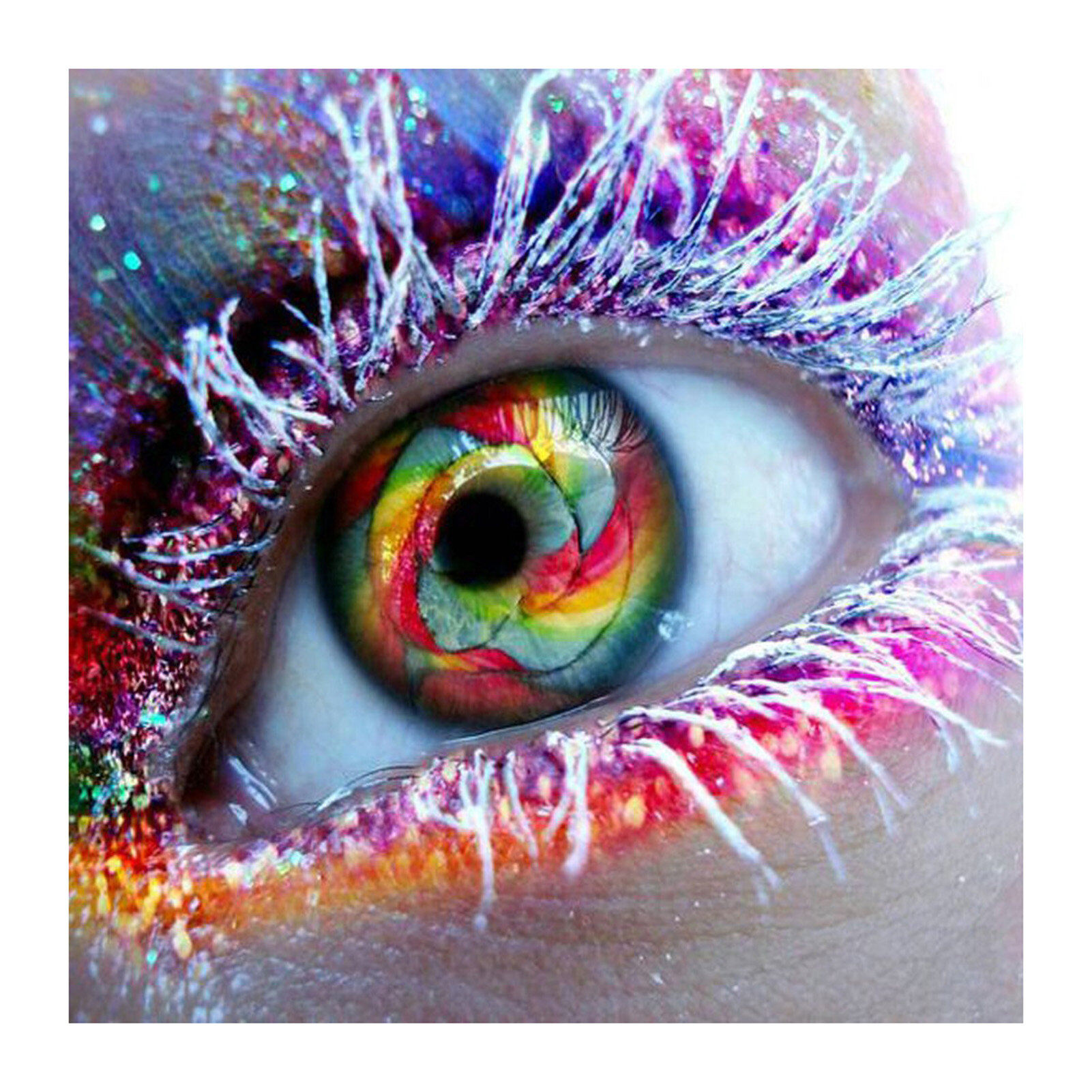 Круглые алмазные ринestones 5D DIY алмазная живопись для декора стены дома 9.8 X 9.8 дюймов, цвета A, B, C, D, E, F, , H, I (выбор), материал холст и смолевые алмазы, форма алмазов кристалл и специальная форма, площадь алмазов частично сверлена, рамка