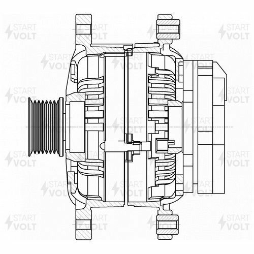 Генератор для а/м Renault Master II (01-) 2.5dCi/Laguna II (02-) 2.0i 150A, STARTVOLT LG0938