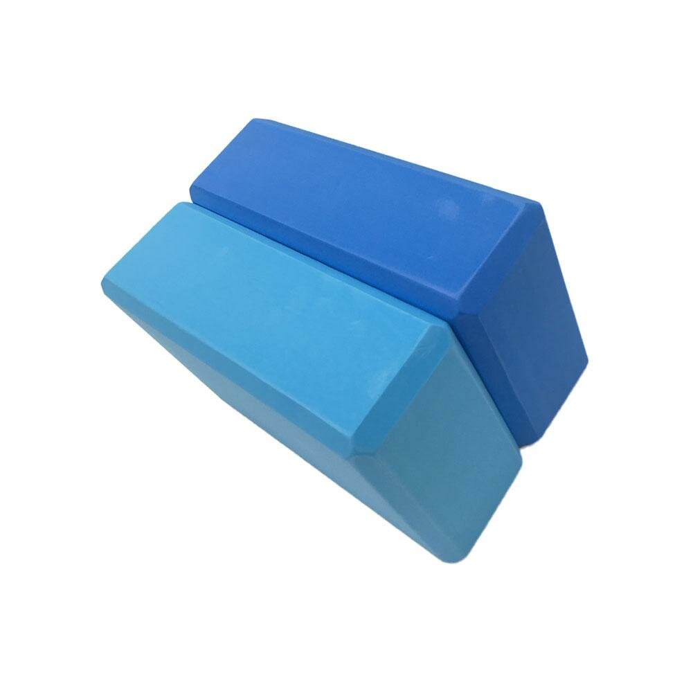 Блок (кирпич) для йоги EVA, 230х150х75 мм, оранжевый, набор из 2 шт.