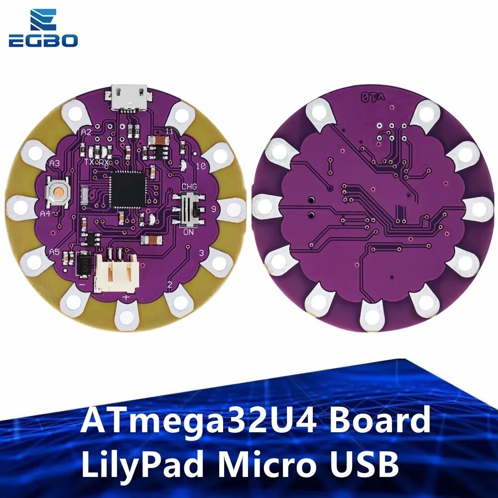 EGBO плата ATmega32U4 LilyPad Micro USB
