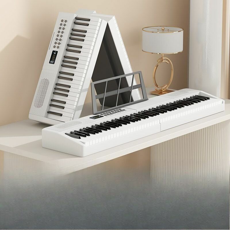 Складное электронное пианино с 88 клавиатурами, портативное для начинающих