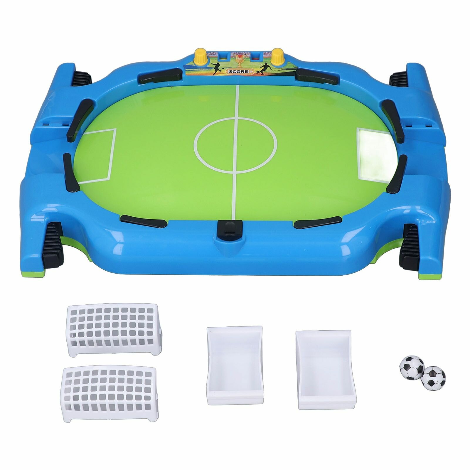 Настольный футбол с 2 мячами и сетками