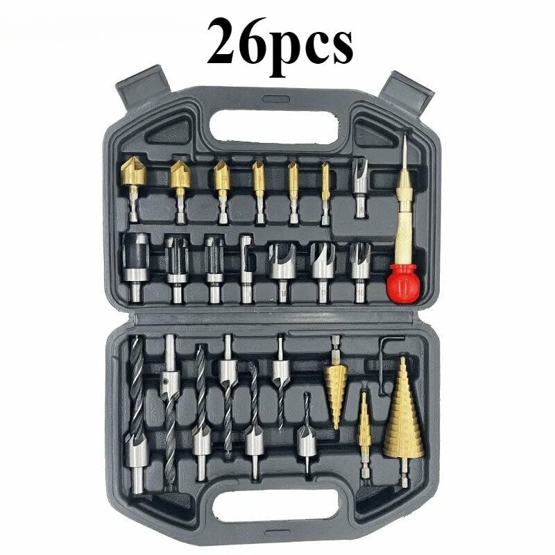 Набор из 26 буровых коронок для различных типов буровых коронок