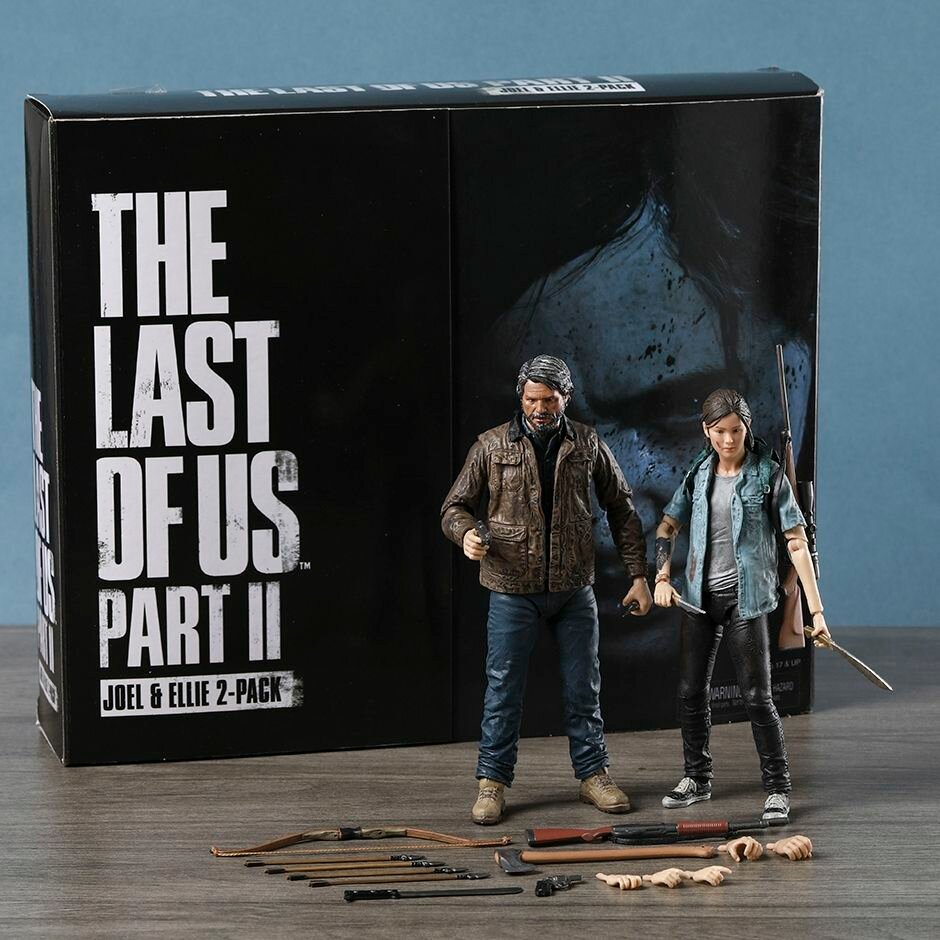 Подвижная фигурок Одни из нас Джоэл и Элли / Последние из нас / The Last of Us Ultimate Joel and Ellie