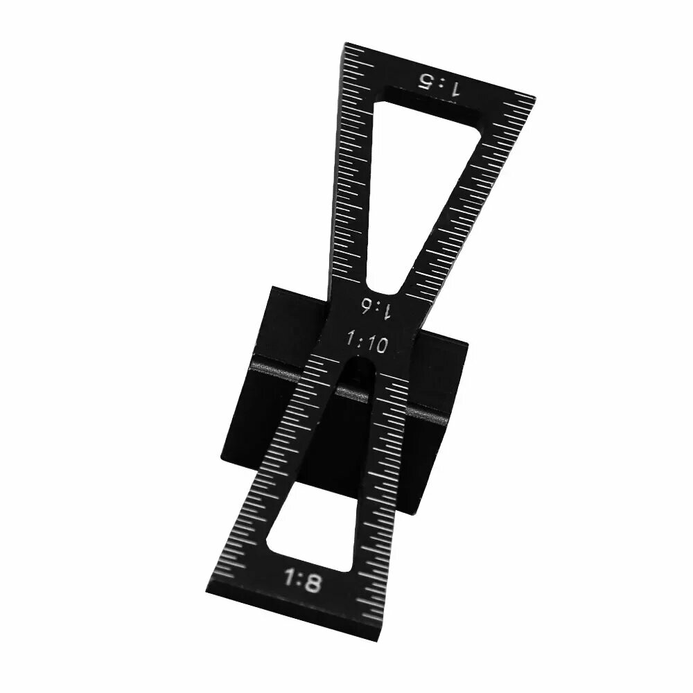 Шаблон "ласточкин хвост" FNICEL, черный, Type-B Black