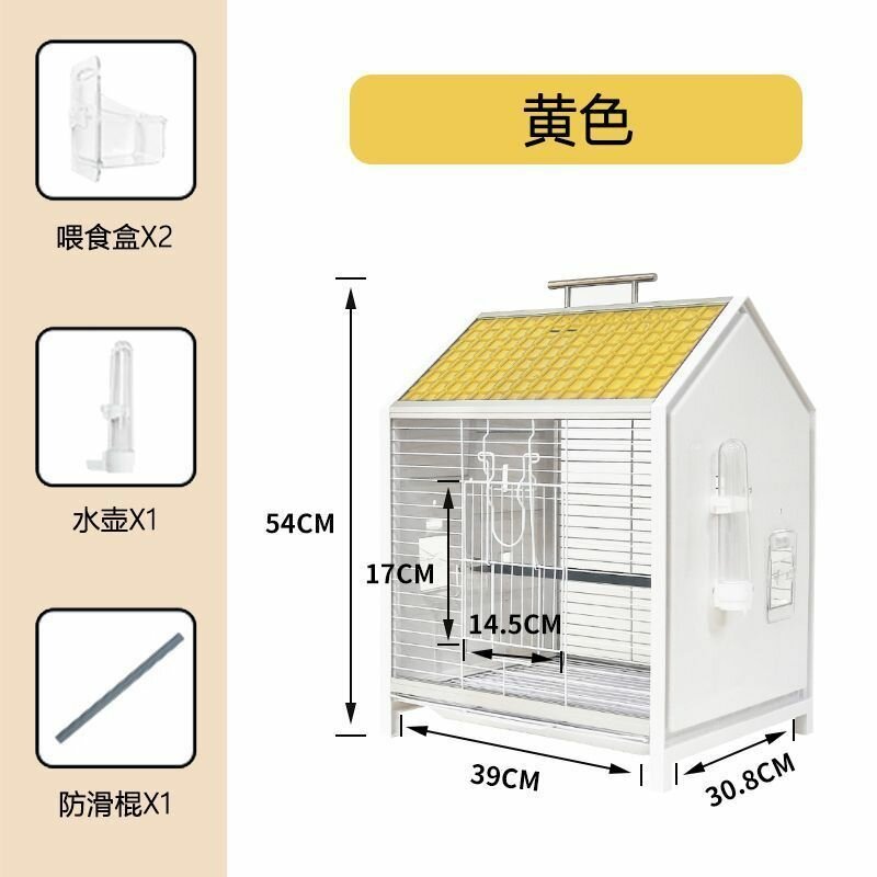 Новая клетка для попугаев из нержавеющей стали 304, экологичная роскошная акриловая вилла для птиц, маленькая солнечная специальная клетка для птиц