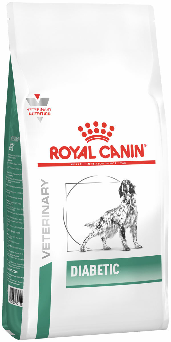Корм сухой Royal Canin Diabetic для взрослых собак при сахарном диабете, 12 кг