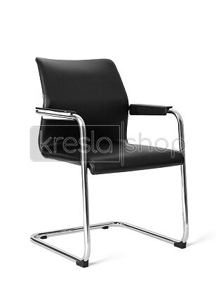 Конференц-кресло Directoria&Moder месси черная премиум экокожа