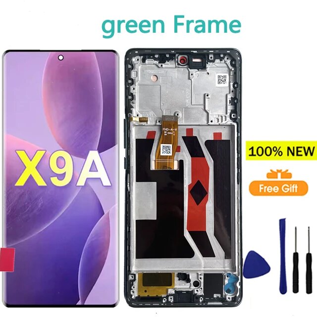 6,67 "OEM AMOLED дисплей для Huawei Honor X9a ЖК-дисплей с цифровым преобразователем сенсорного экрана в сборе для Honor X9a Замена ЖК-дисплея