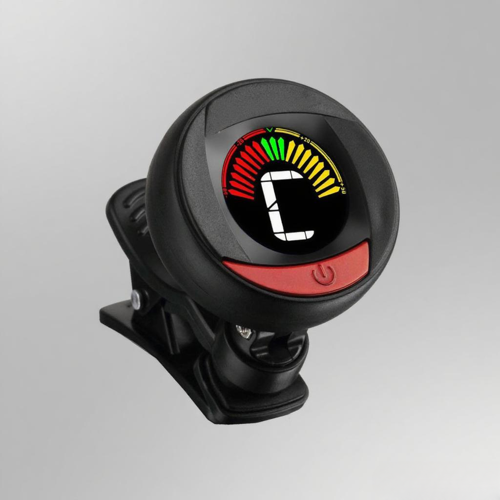 Роуин LT-21 Мини Клип Цифровой Тюнер Двухцветная Подсветка ЖК-дисплей Клипса Тюнер для Гитары Бас Скрипка Укулеле Хроматический