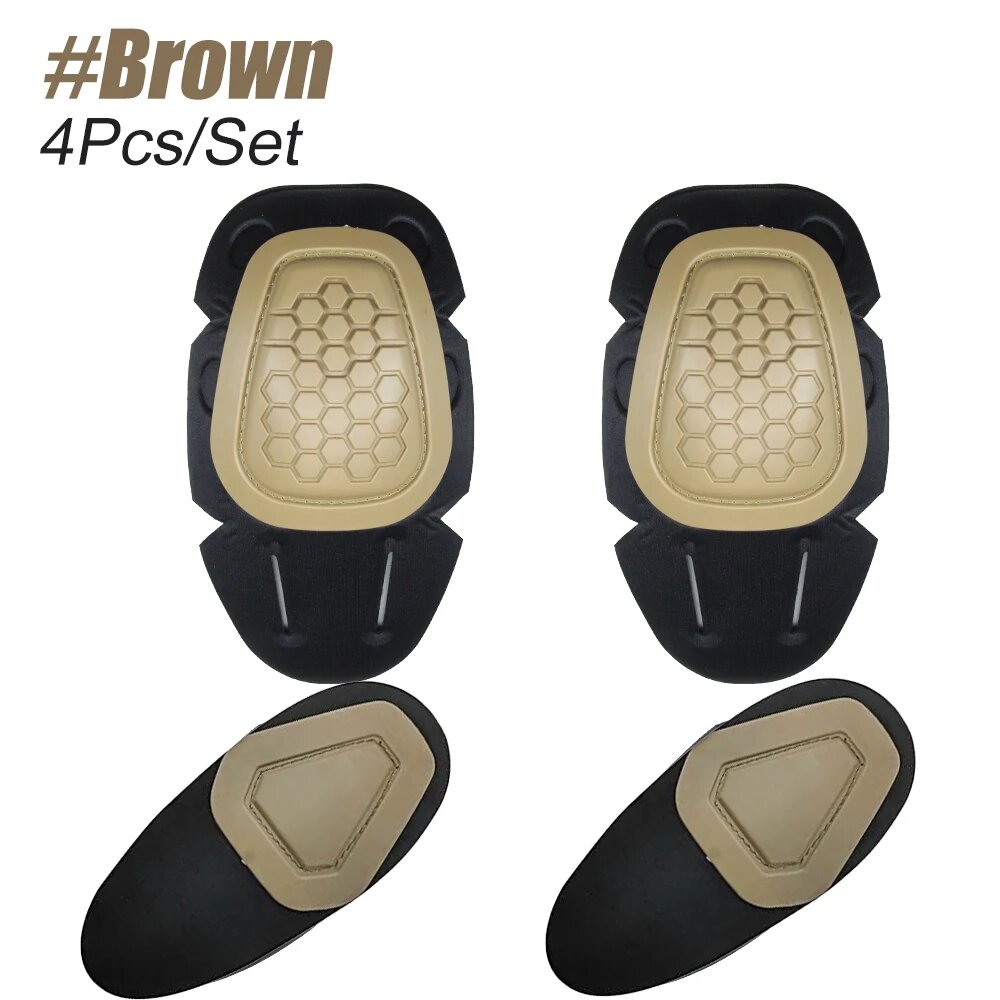 4 шт./компл, военные тактические наколенники, налокотники, защитные накладки на колени и локтя, боевые пейнтбольные скейт, спортивные защитные наряды на открытом воздухе