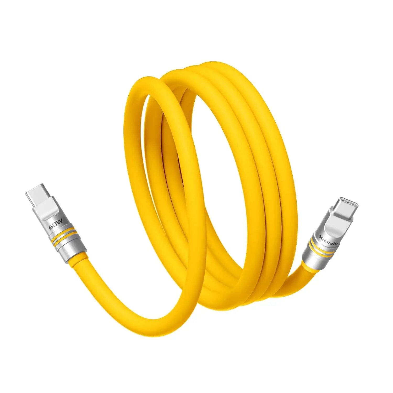 Кабель USB C - USB C Hichain 2 м, Yellow