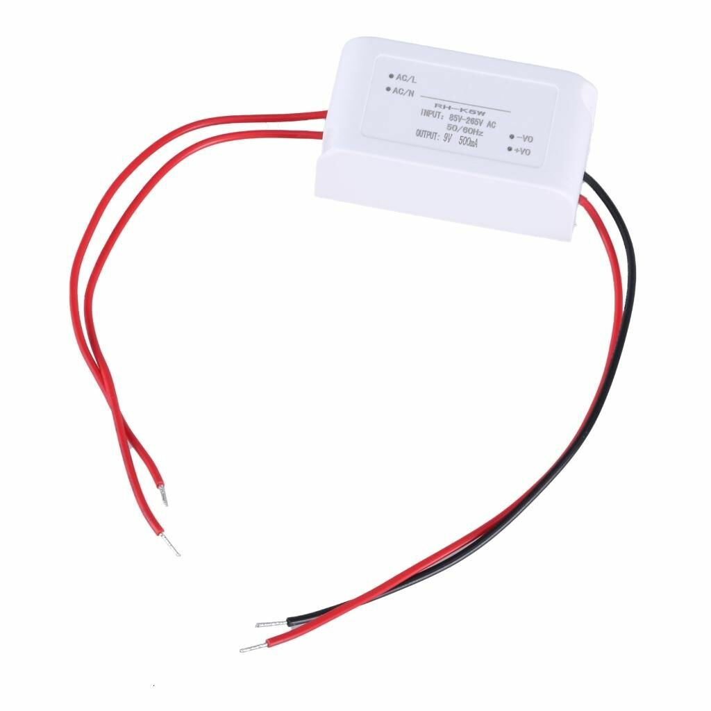 Universal AC85V-265V до DC9V 500MA 4,5 Вт Адаптер питания Multi Acome White