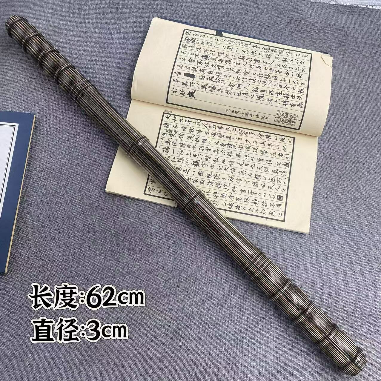 Сандаловое дерево и бамбуковая палка с драконом и фениксом, цельная резная бамбуковая палка для боевых искусств, для игры, снятия стресса, фитнес-палка, деревянная палка, круглая палка, ручная