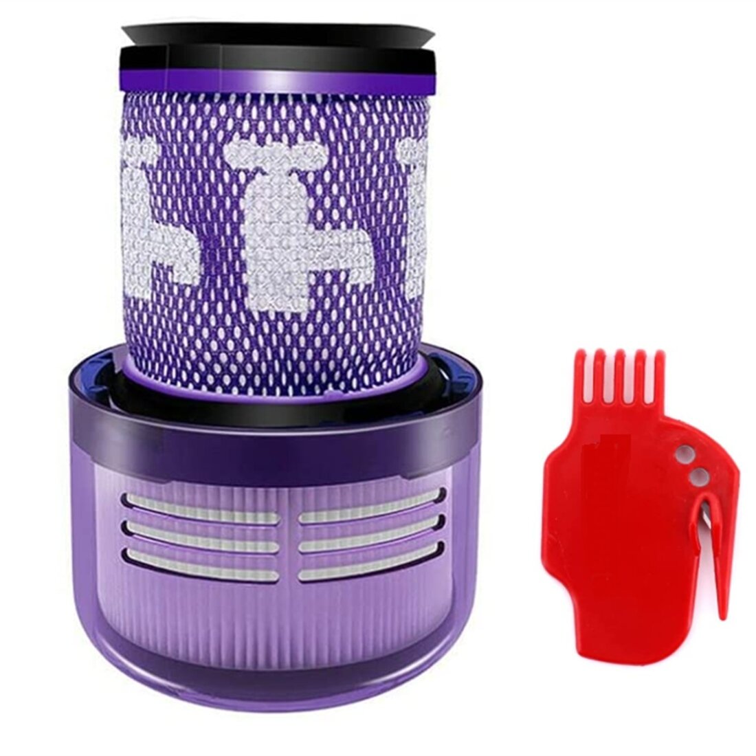 Замена вакуумного фильтра для Dyson V12 Detect Slim Duster Моющийся фильтр для очистки деталей пылесоса, часть 971517-01