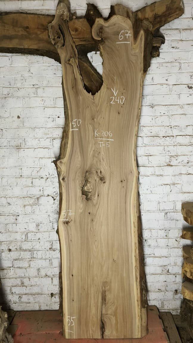 Красивый слэб дерева Карагач К206, под заливку эпоксидной смолой.