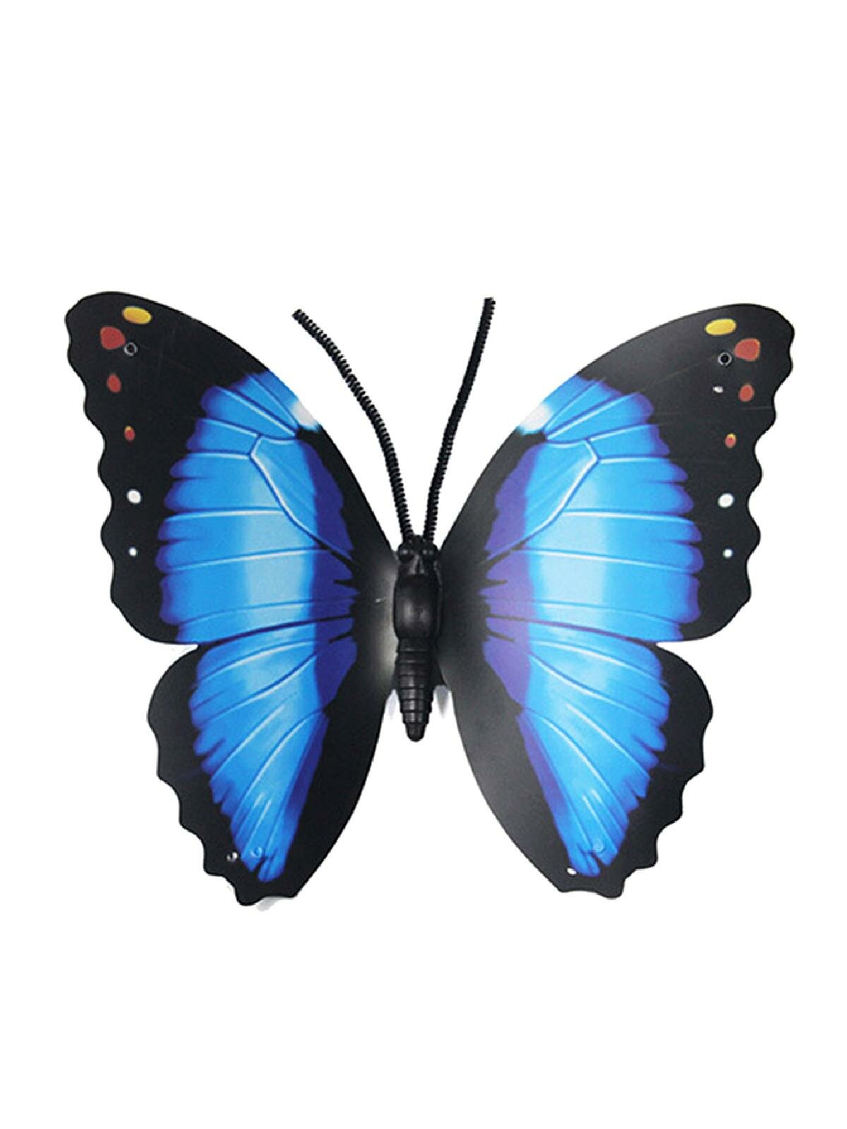 40-сантиметровая имитирующая вставляемая бабочка (случайный цвет)