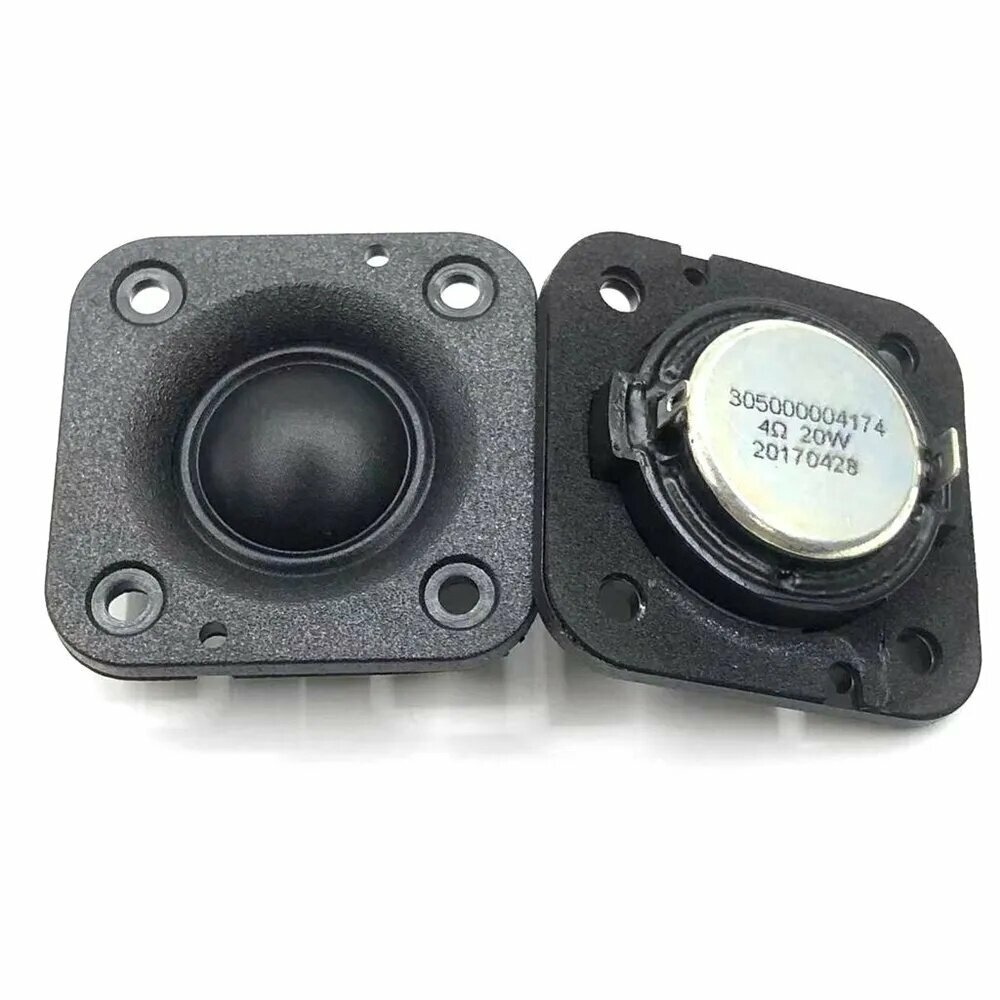 Мощный 2-дюймовый квадратный стереофонический низкочастотный динамик HIFI с сильным магнитом, 20 Вт, 4 Ом