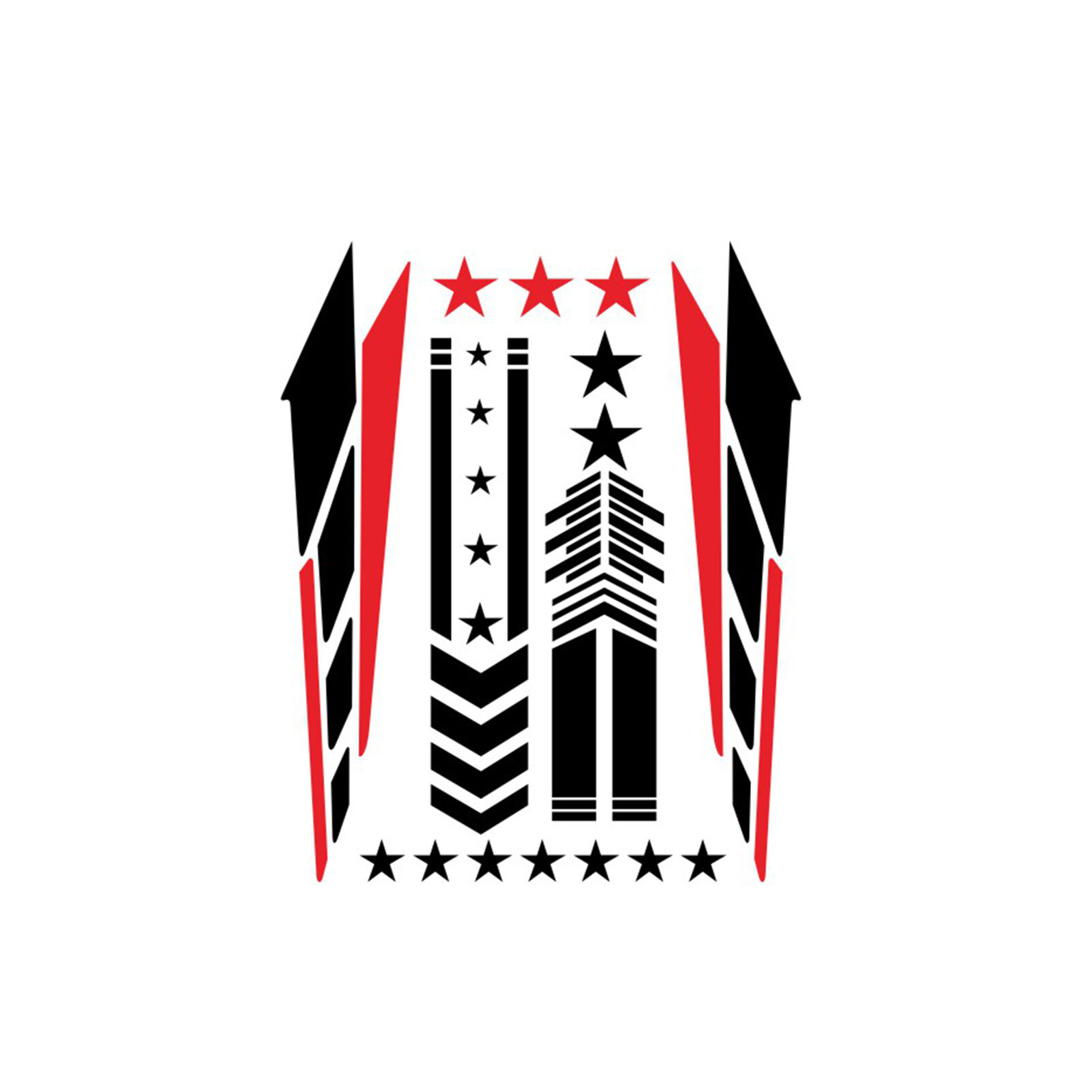 Наклейки для электромотоцикла Страйп Стикерс набор Наклейка на крыльцо Водонепроницаемая Маслоустойчивая Лента Декаль Наклейка на топливный бак Тело ДИY модификация Красный Черный Белый Желтый Черный&Красный Винил Размер упаковки 31x5см Вес упаковки 45г