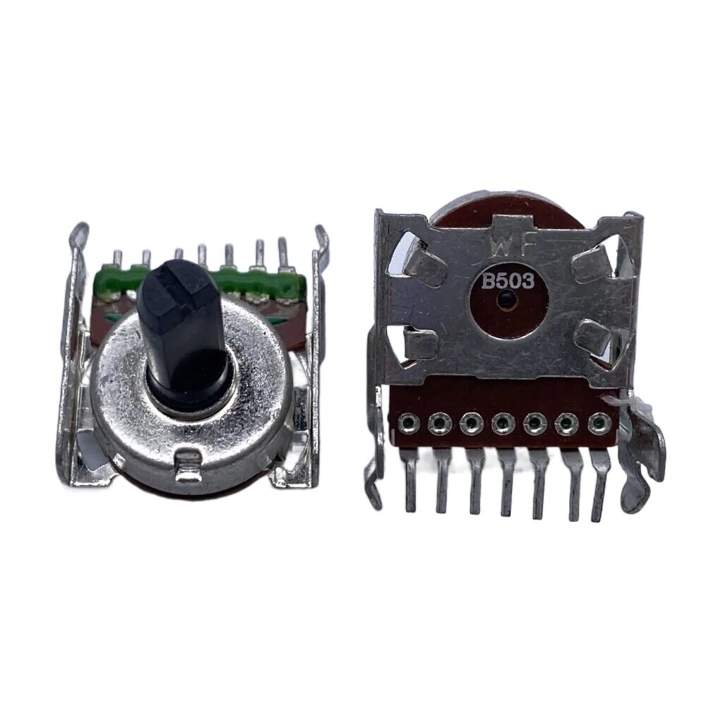 7-контактный потенциометр RK161 B503 RK161 50K, длина вала 15 мм