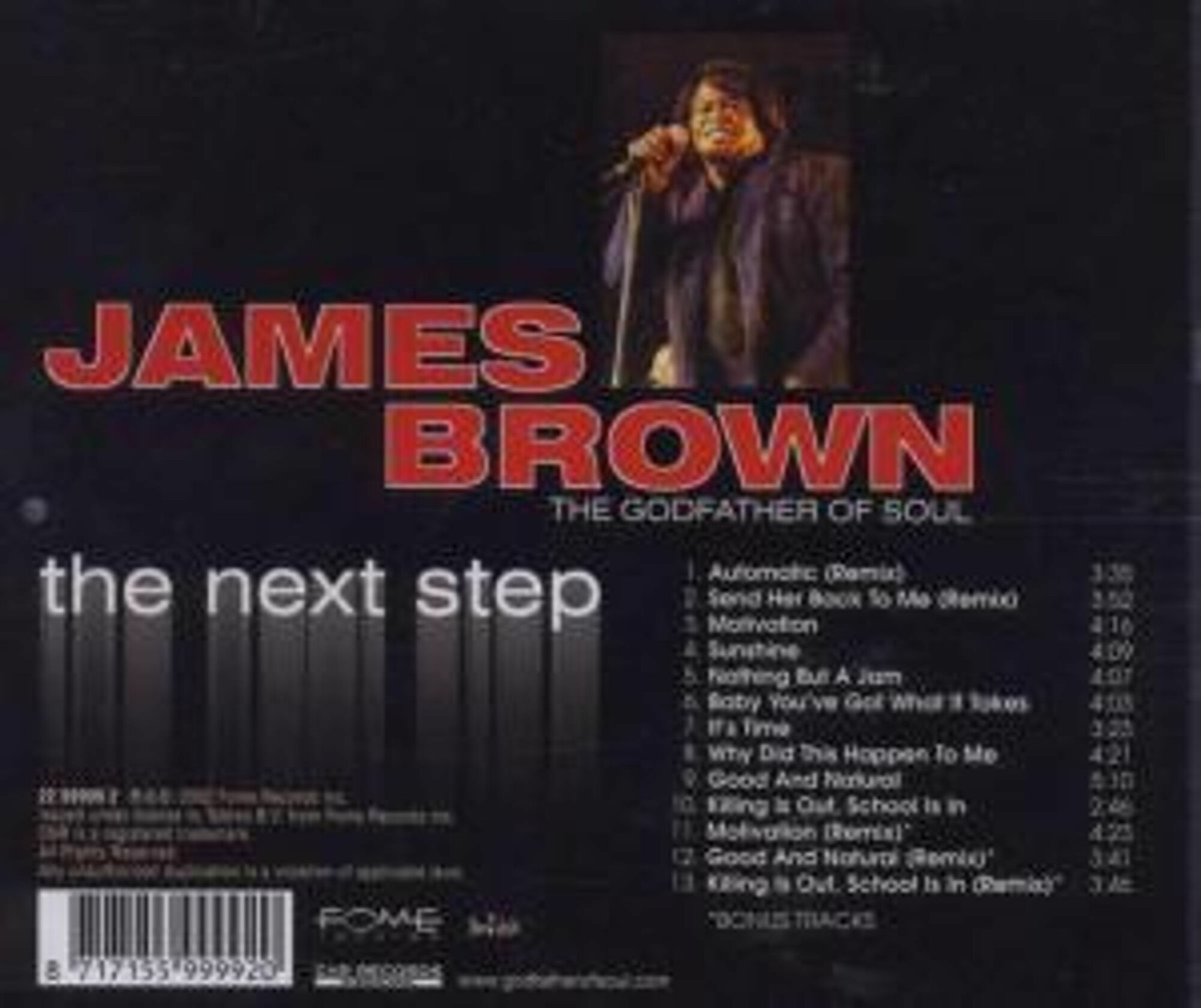 Компакт-диск James Brown - Next Step (1 CD) — фото 1
