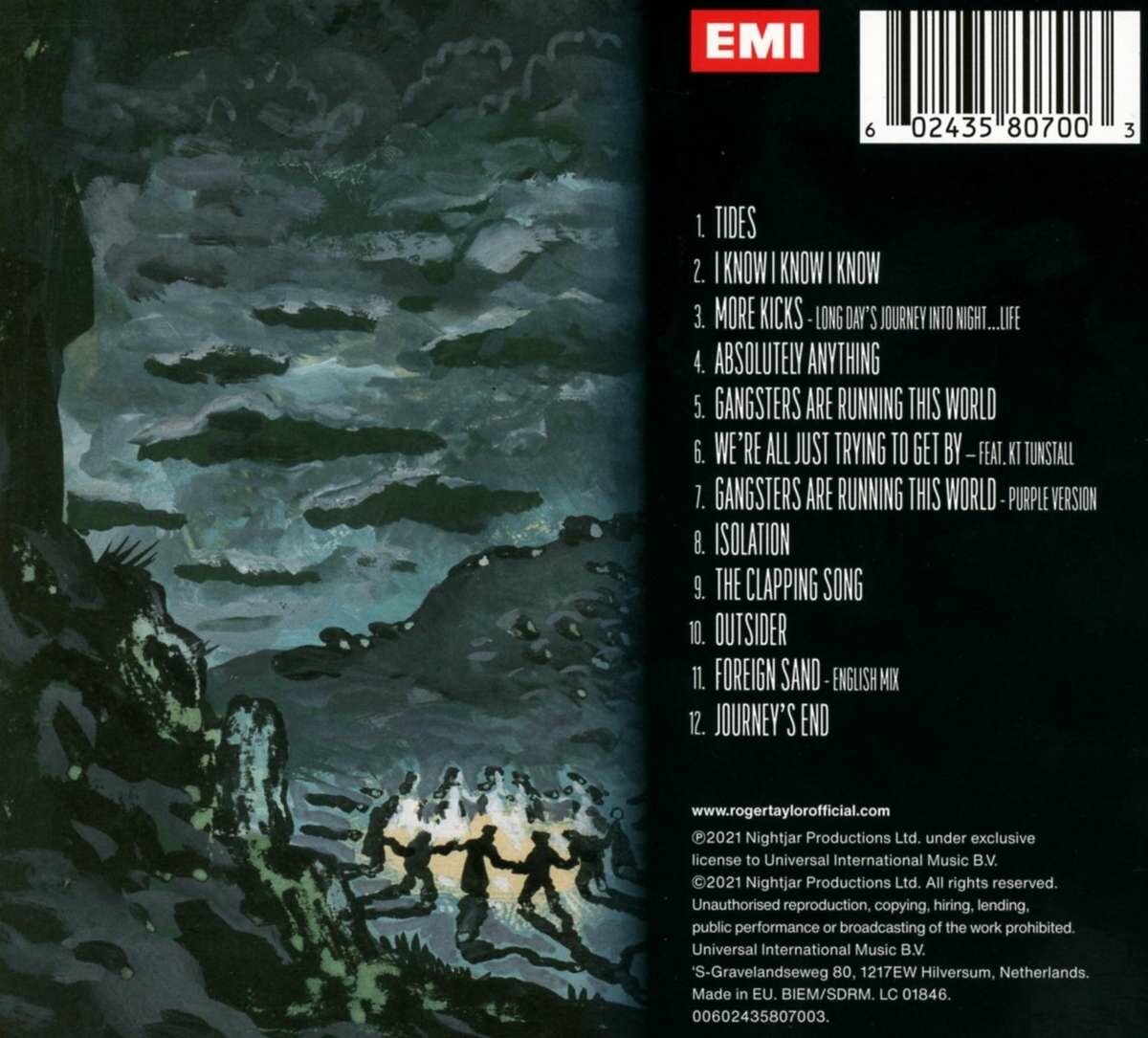 Компакт-диск Roger Taylor - Outsider (1 CD) — фото 1