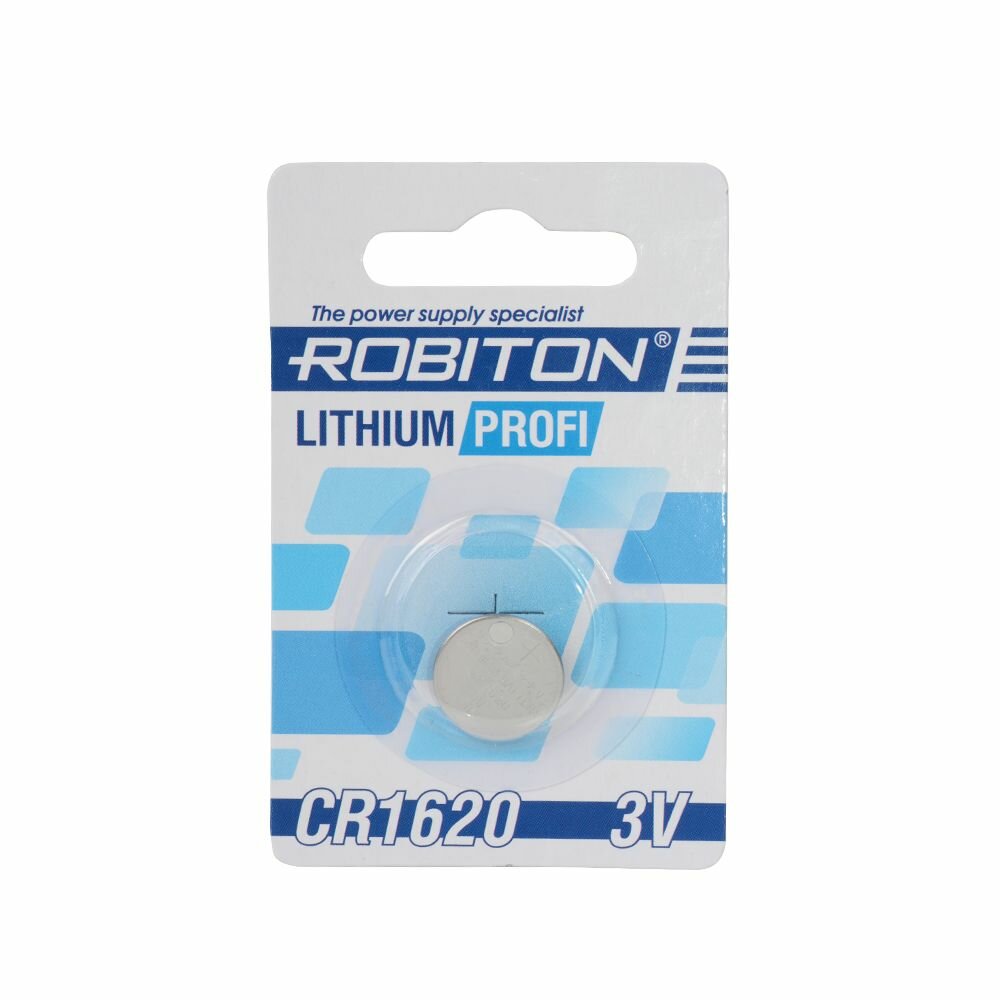Батарейка ROBITON CR1620, 1 шт.