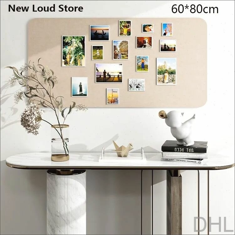 Доска пробковая, Войлок С булавкой/наклейкой 60*80 cm