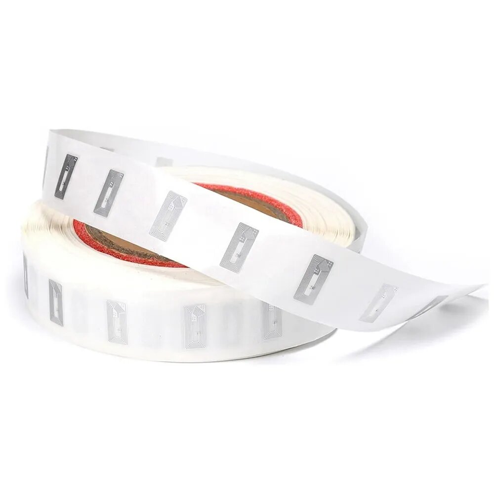 100 шт. NFC-меток, наклеек с чипом NTAG213, пустых наклеек, самоклеящихся этикеток, перезаписываемых RFID, 144 байта памяти