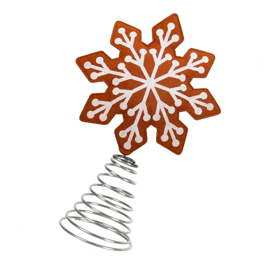 Снежинка/звезда из фетра для елки, снежинка