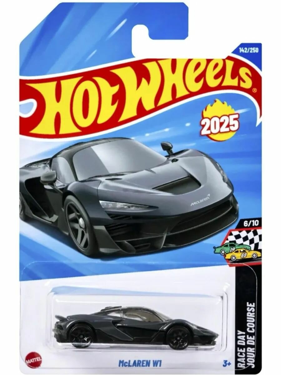 JBC17 Hot Wheels машинка металлическая игрушка коллекционная масштабная модель McLaren W1 кейс 2025